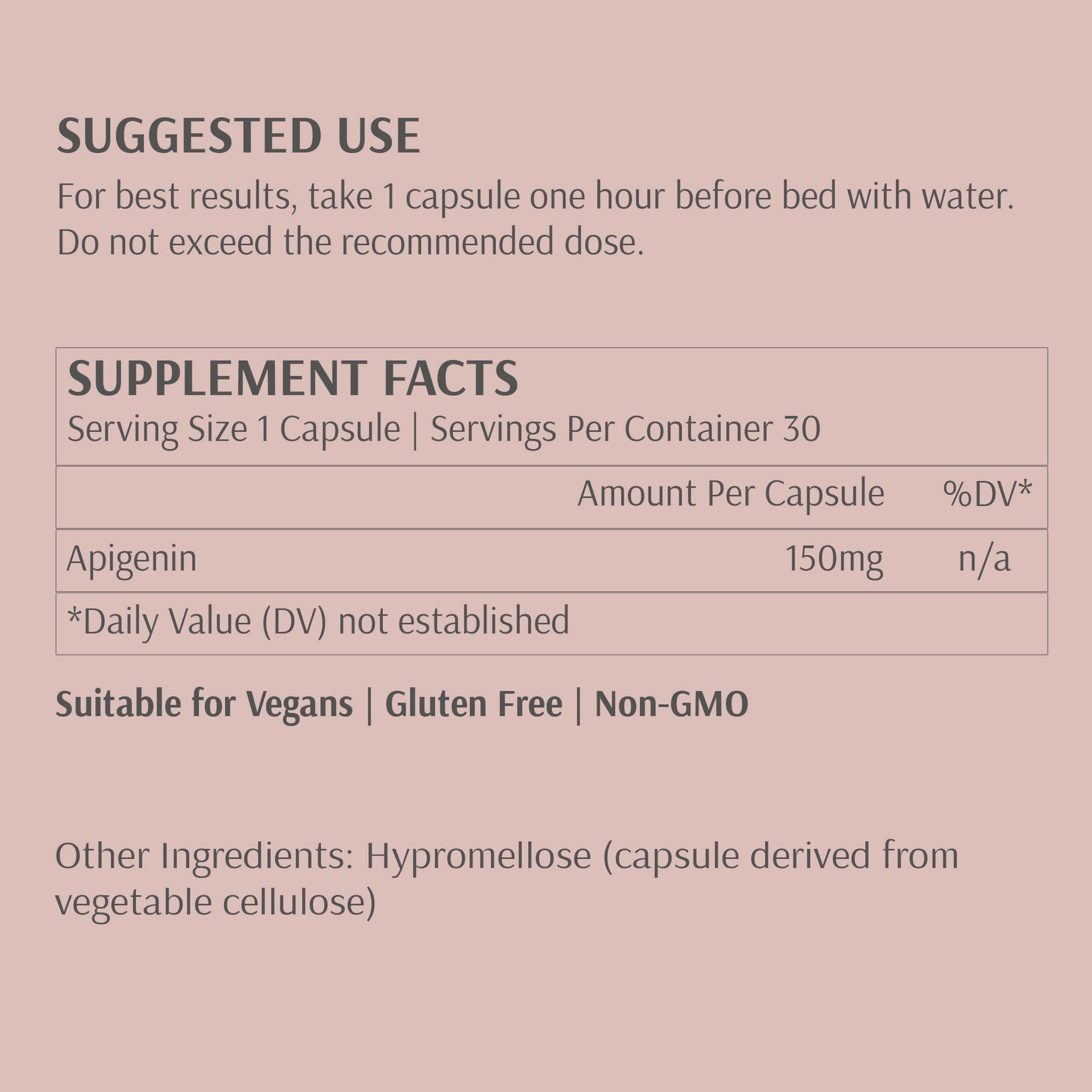 Shop for Apigenin 150mg, 30 Capsules | Envivo Biotics